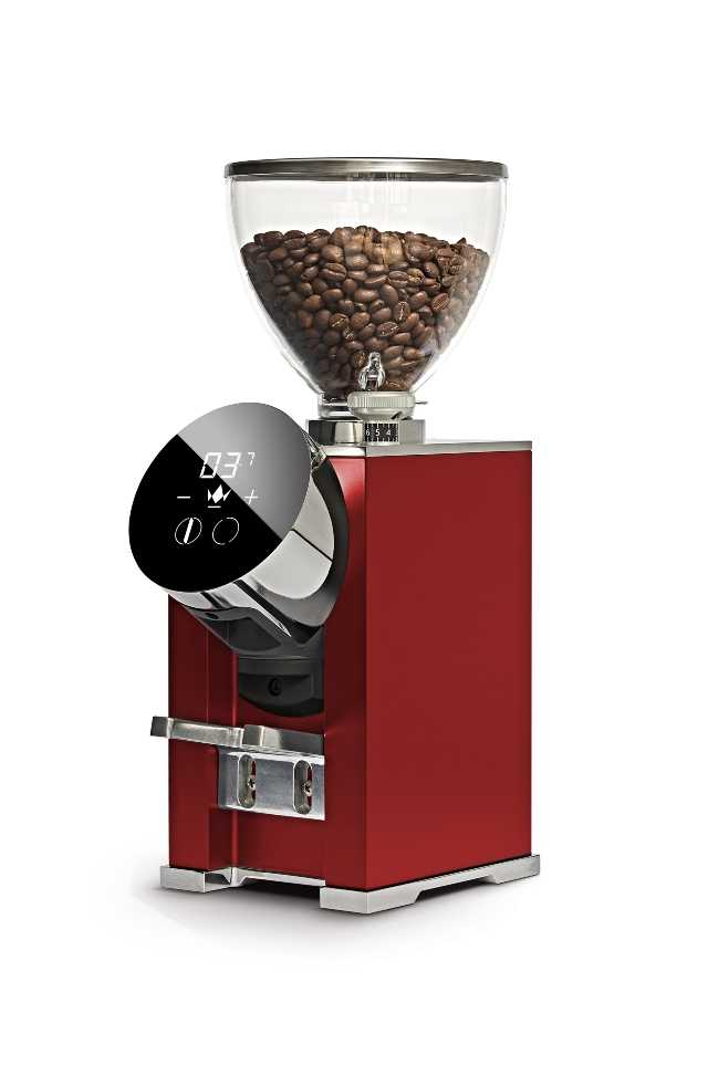 Buy LX Italia Newton 55 Espresso Grinder - Ferrari Red Online | Anthony’s Espresso